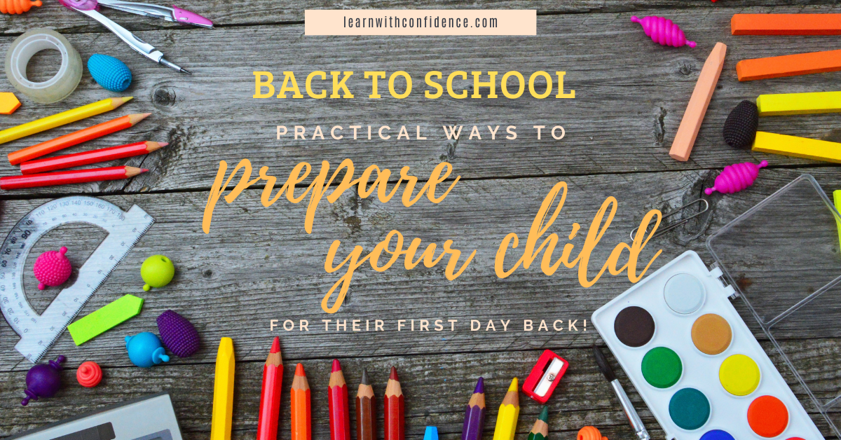 Back to School Jitters - Help your child keep calm and carry on!