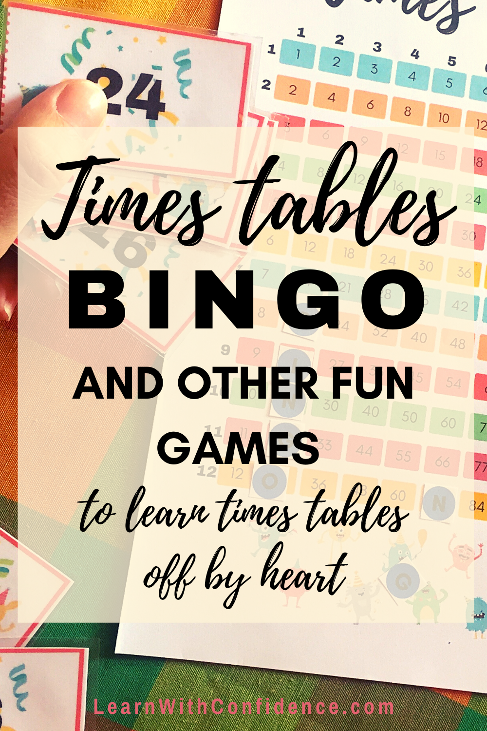 5 Fun Games for Times Tables Flash Cards