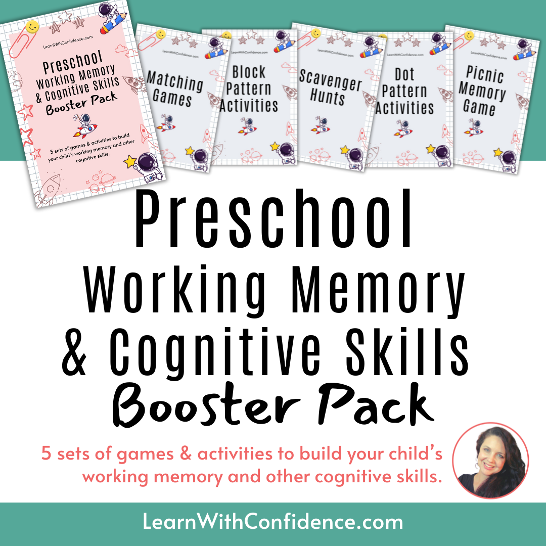 Preschool Working Memory & Cognitive Skills Booster Pack